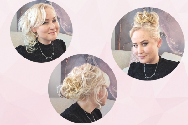 3x opsteken met nephaar in dun haar